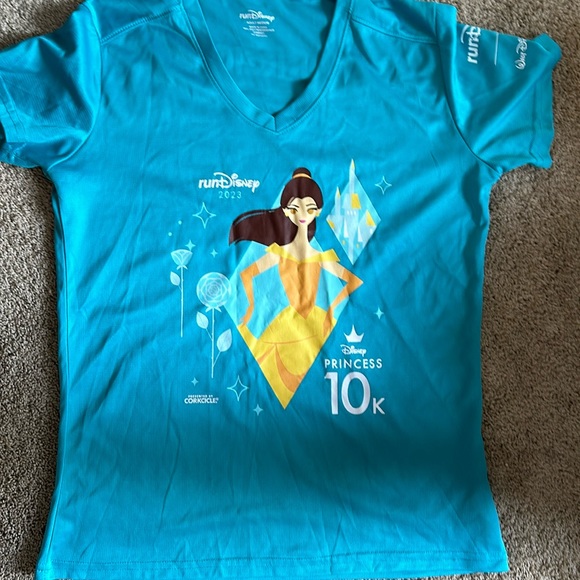 Disney | Tops | Rundisney 223 Princess 0k Shirt | Poshmark